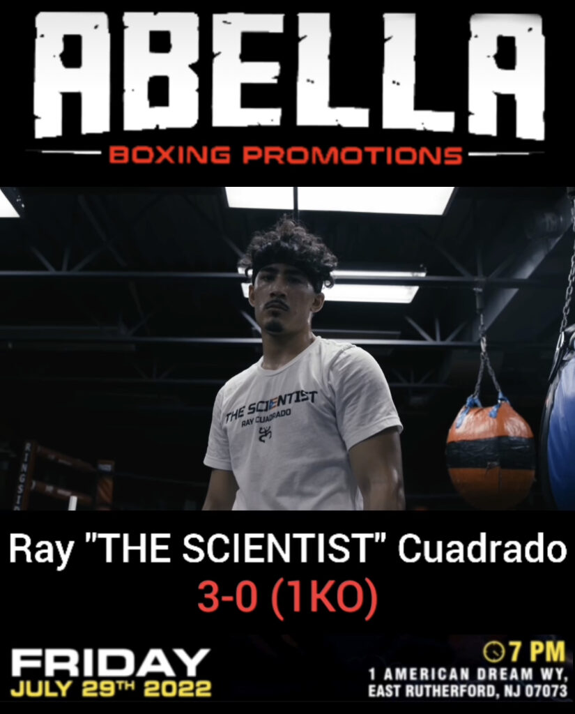 Leading up to Bergen County Fight Night 2, Ray “The Scientist” Cuadrado ...
