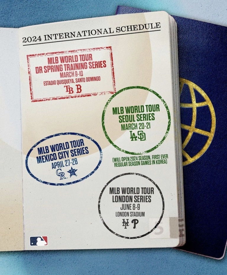 MLB WORLD TOUR TO VISIT FOUR COUNTRIES IN 2024 – Latino Sports