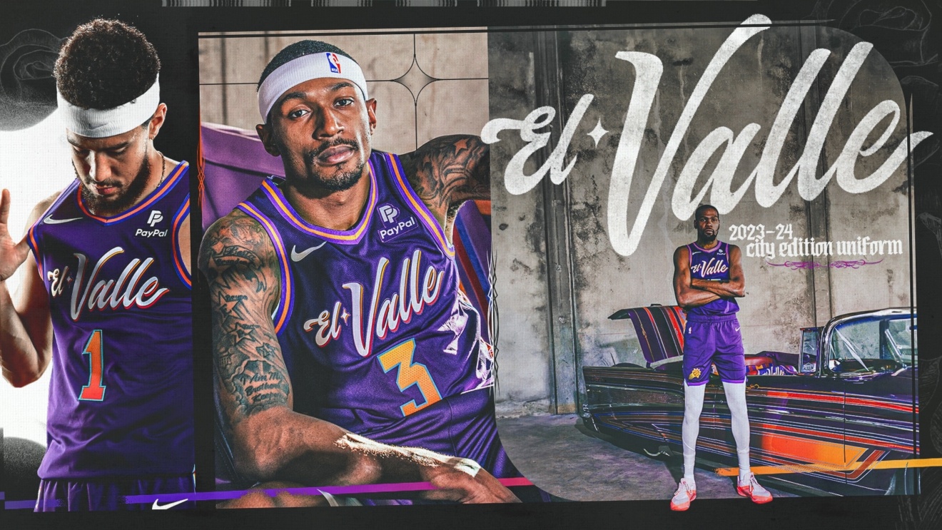 Phoenix Suns unveil 2023-2024 Nike NBA City Edition Uniform; El Valle ...