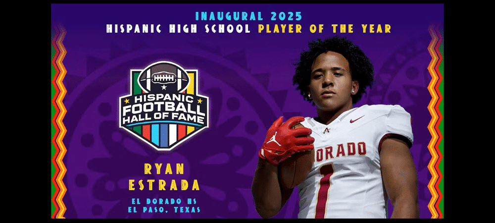 Ryan Estrada named Hispanic Football Hall of Fame’s inaugural High ...